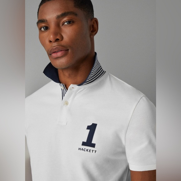 Hackett | Shirts | Hackett London No Classic Fit Piqu Heritage Polo Nwt ...